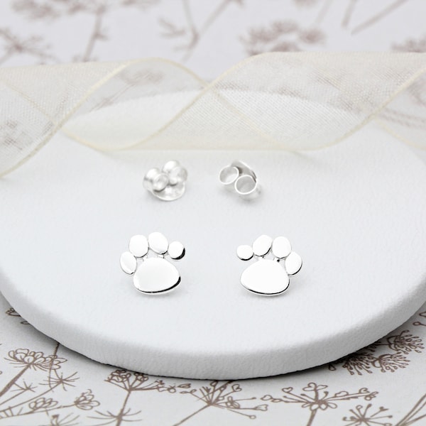 Silver Dog Paw - Etsy