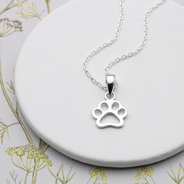 Silver Dog Paw - Etsy
