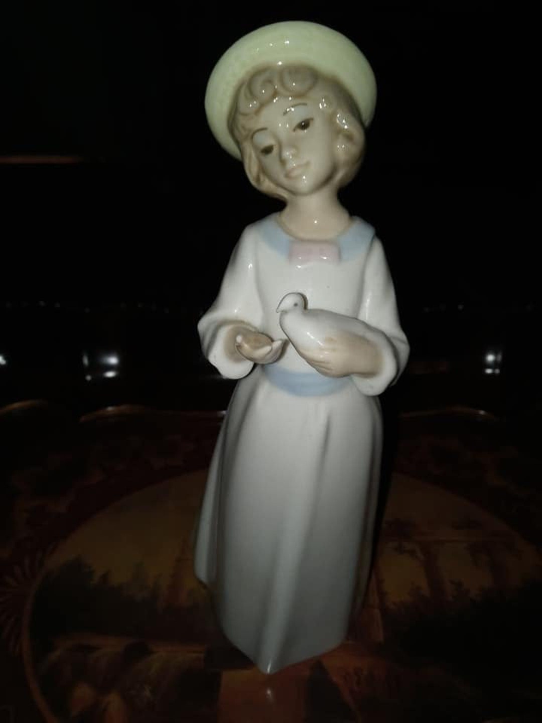 Beautiful Porcelain Figurine by Nadal - Etsy