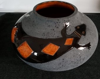 Concrete Lizard Planter Pot, Lizard Planter Pot, Lizard Flowerpot ...