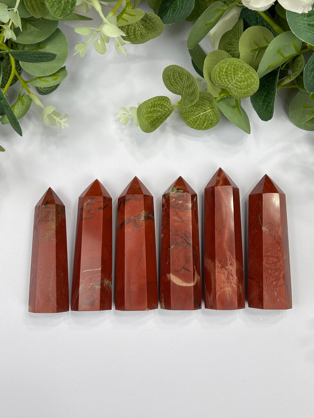 Red Jasper Tower Crystals Root Chakra Meditation - Etsy