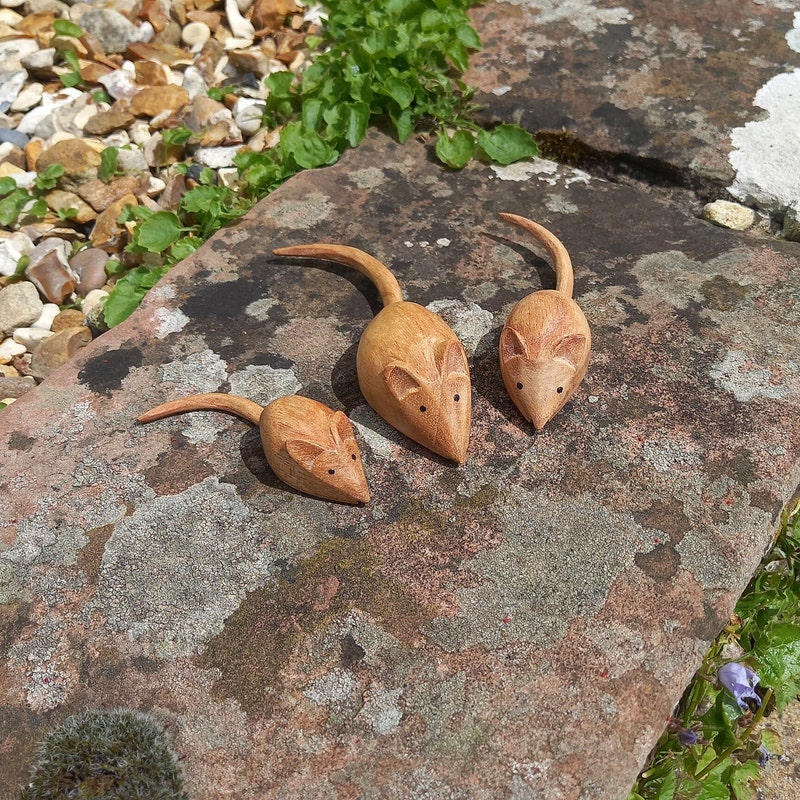 Wooden Mouse - Etsy UK