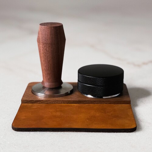 2 Levels Wooden Tamping Station W/ Tamper Stand - Etsy