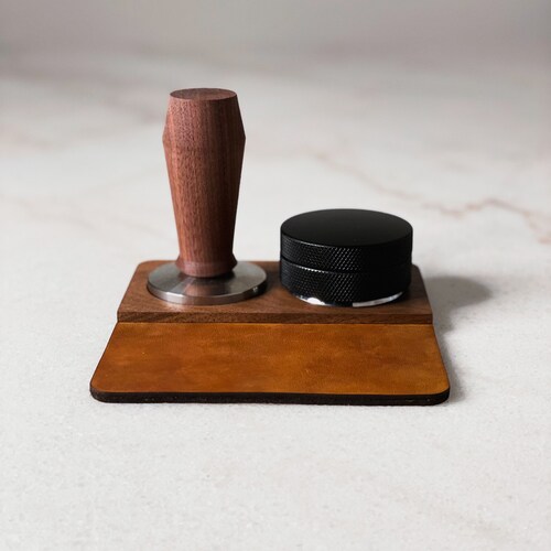 2 Levels Wooden Tamping Station W/ Tamper Stand - Etsy