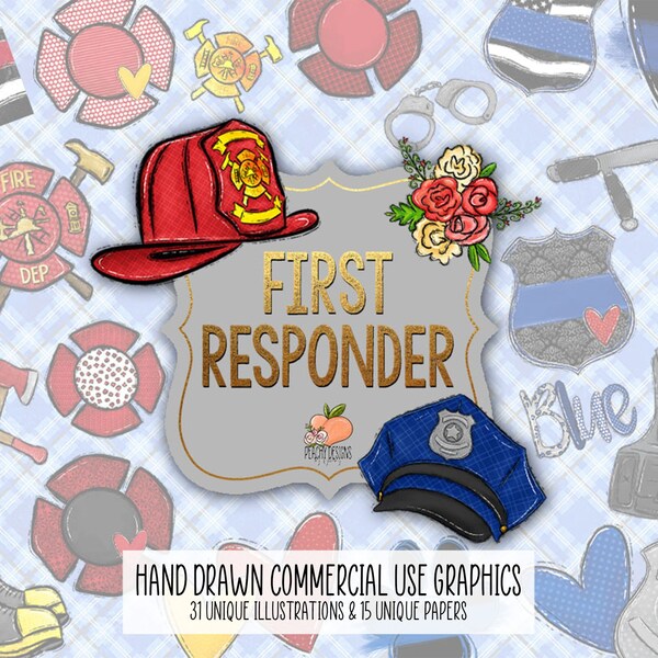 First Responder Clip Art - Etsy