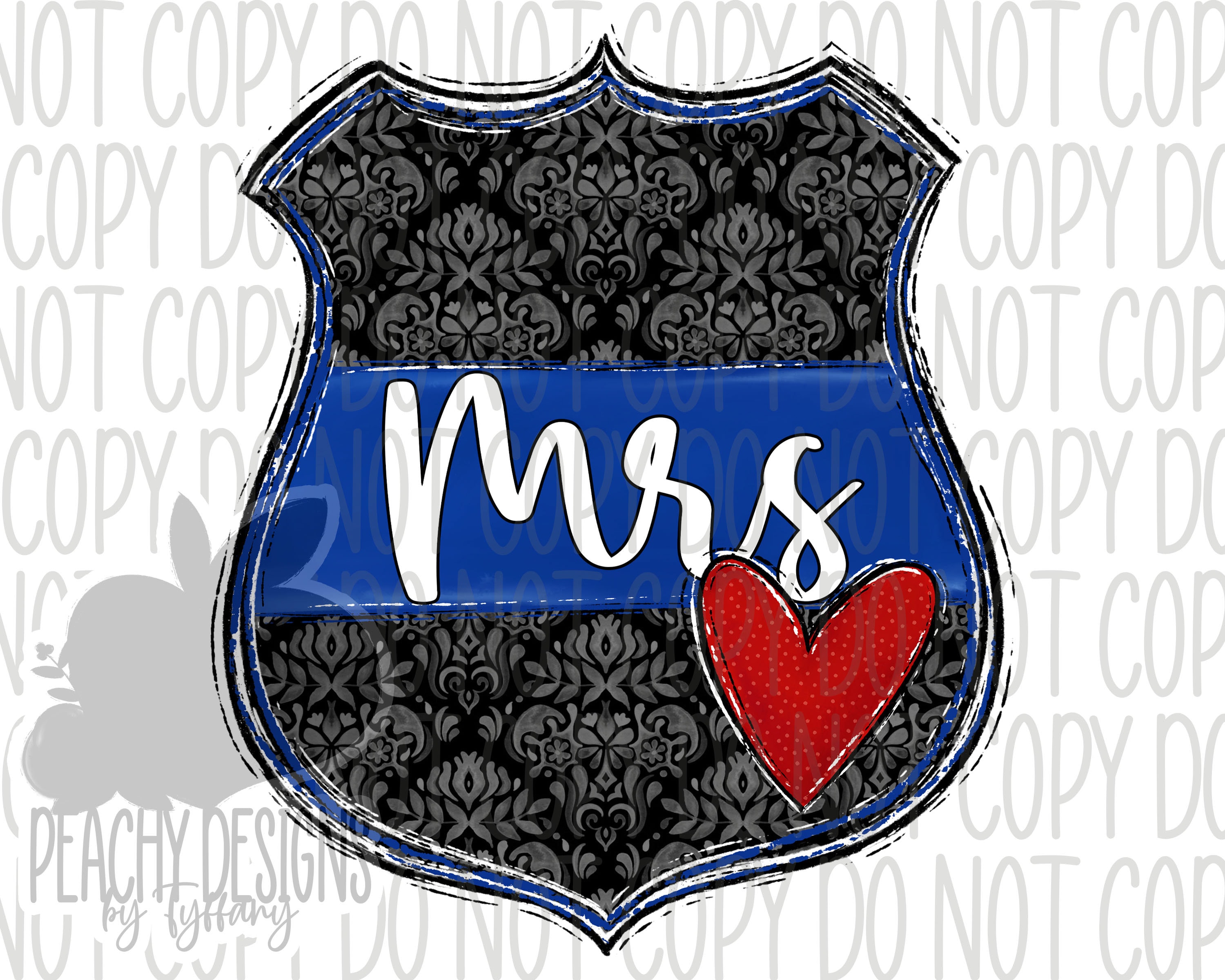 Mrs Police Wife Png, Back the Blue, Digital Download, Thin Blue Line ...