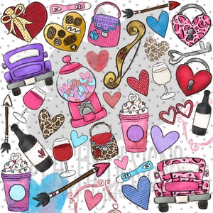 Cupid's Cuties Clip Art, Valentine's Day Png , Commercial Use Graphics ...