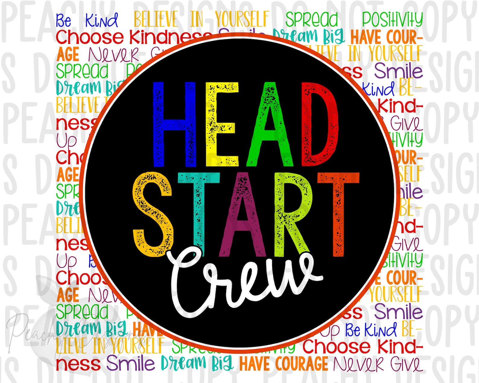 Head Start Crew Kindness PNG Digital Download Sublimation - Etsy