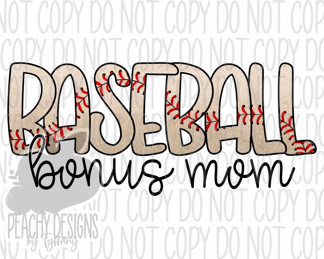 Baseball Bonus Mom Png, Baseball Clipart, Baseball Png, Baseball ...
