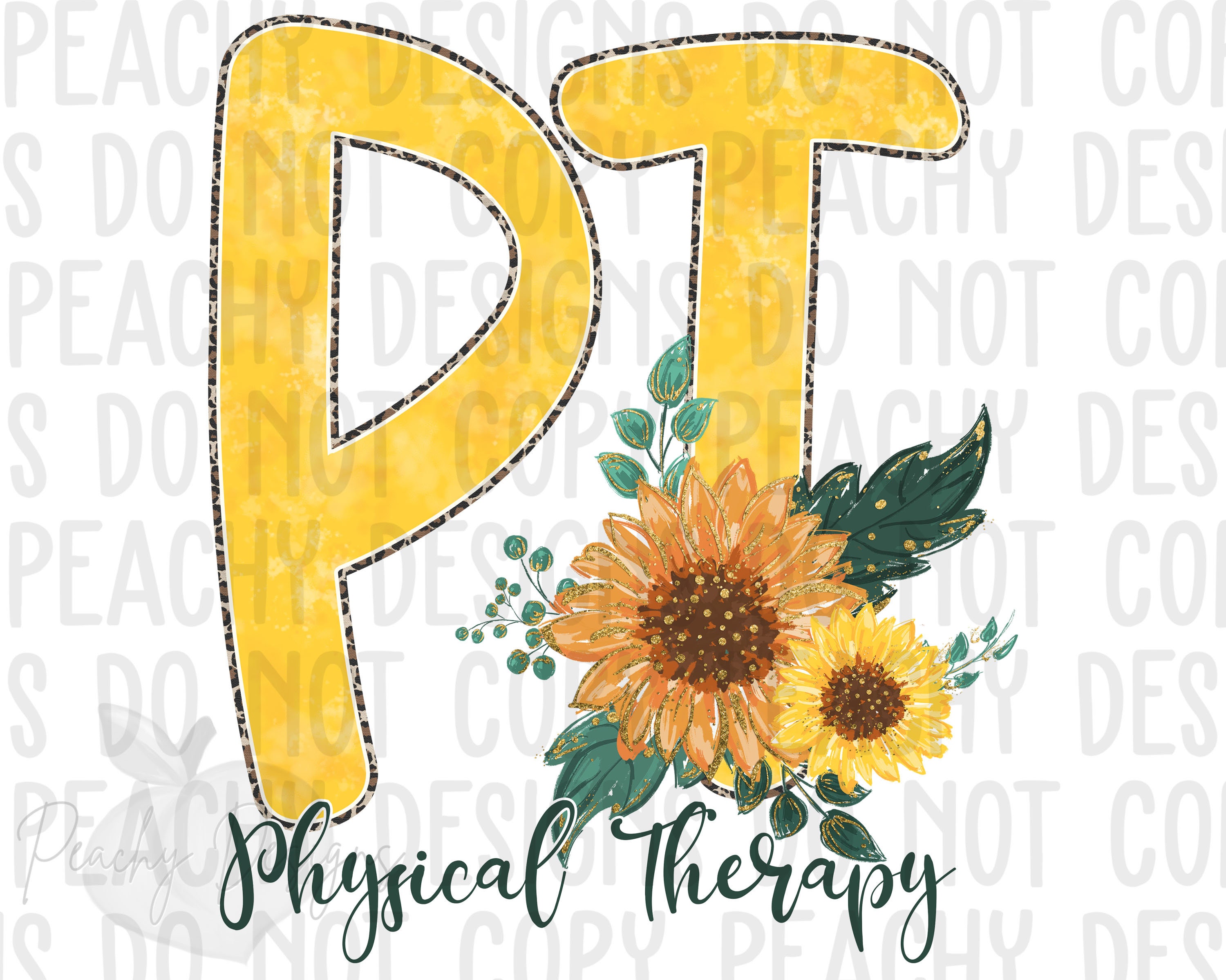 Physical Therapy PNG, Digital Download, Sublimation Designs ...