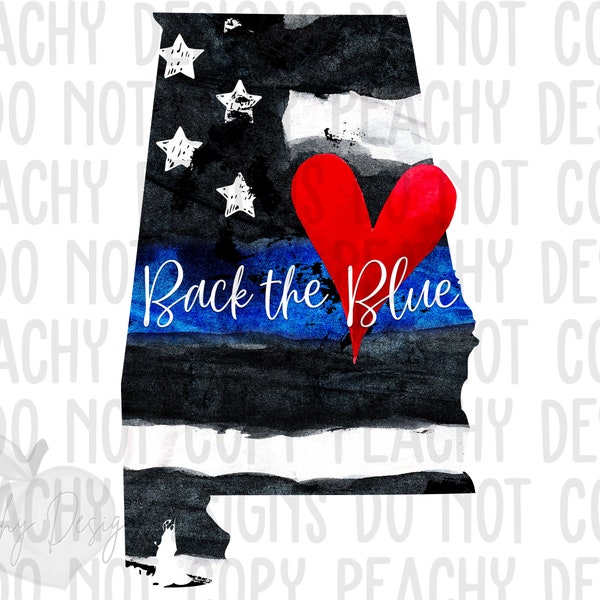 The Thin Blue Line - Etsy