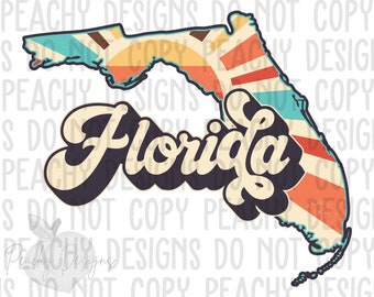 Florida Floral Design Florida Gifts Florida Pride State - Etsy