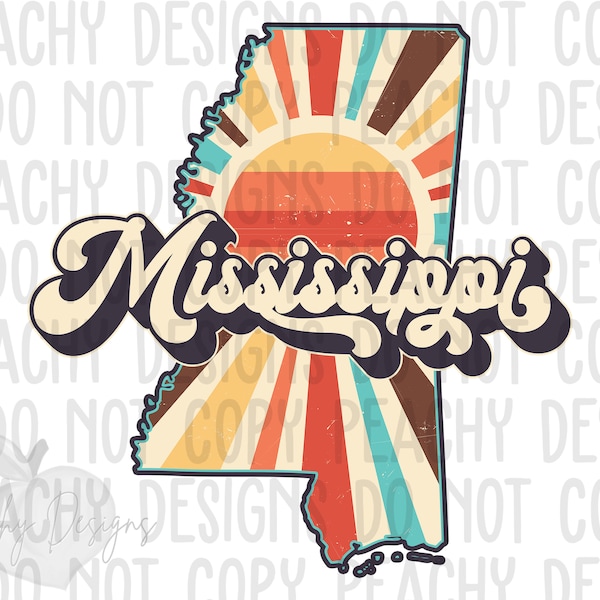 State of Mississippi Clipart - Etsy