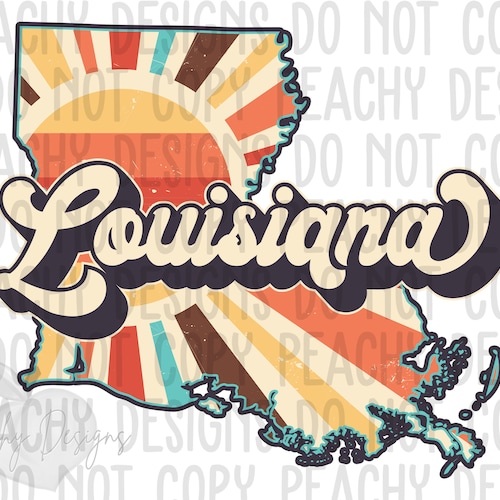 Louisiana Bundle Sublimation Png Sublimation State Designs - Etsy
