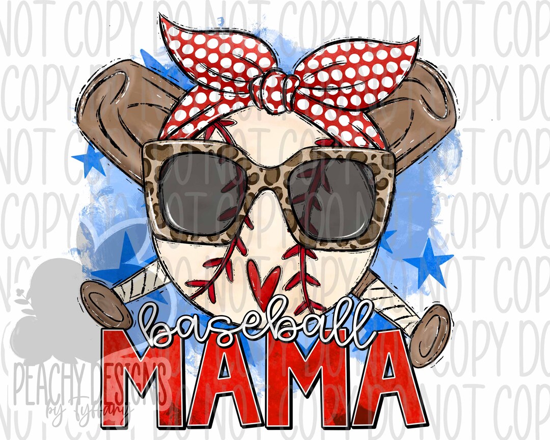 Baseball Mama Png, Baseball Clipart, Baseball Sublimation, Digital ...