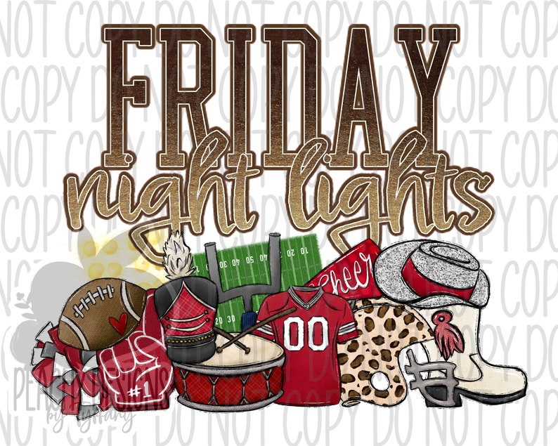 Friday Night Lights Png, Football Clipart, Band, Cheer, Drill Team ...