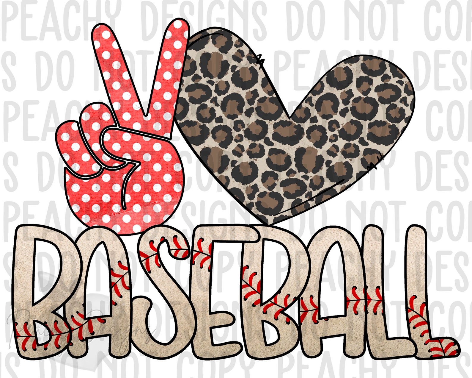 Peace Love Baseball Png Baseball Sublimation Baseball Png - Etsy