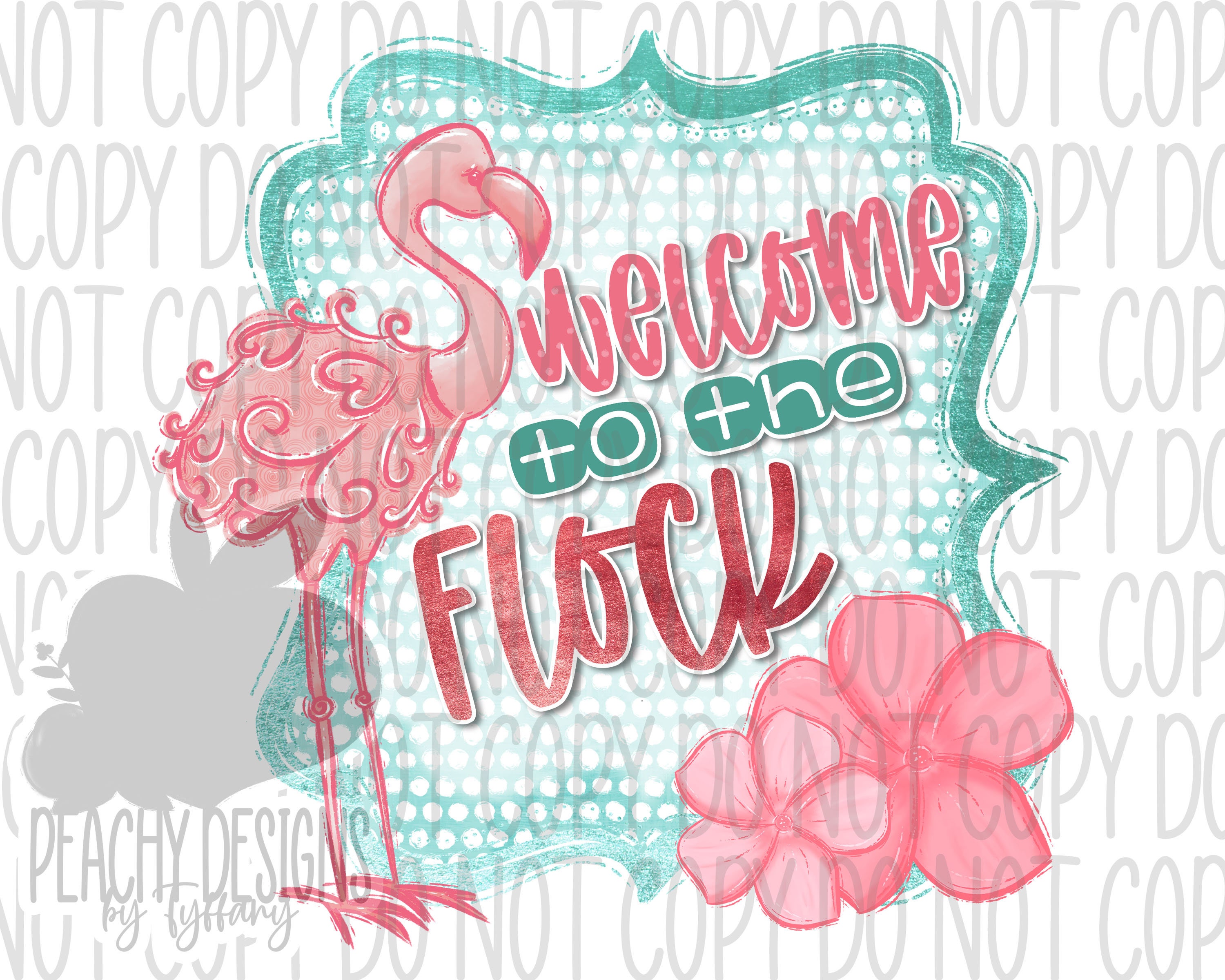 Welcome to the Flock PNG, Flamingo Png, Sublimation Designs ...