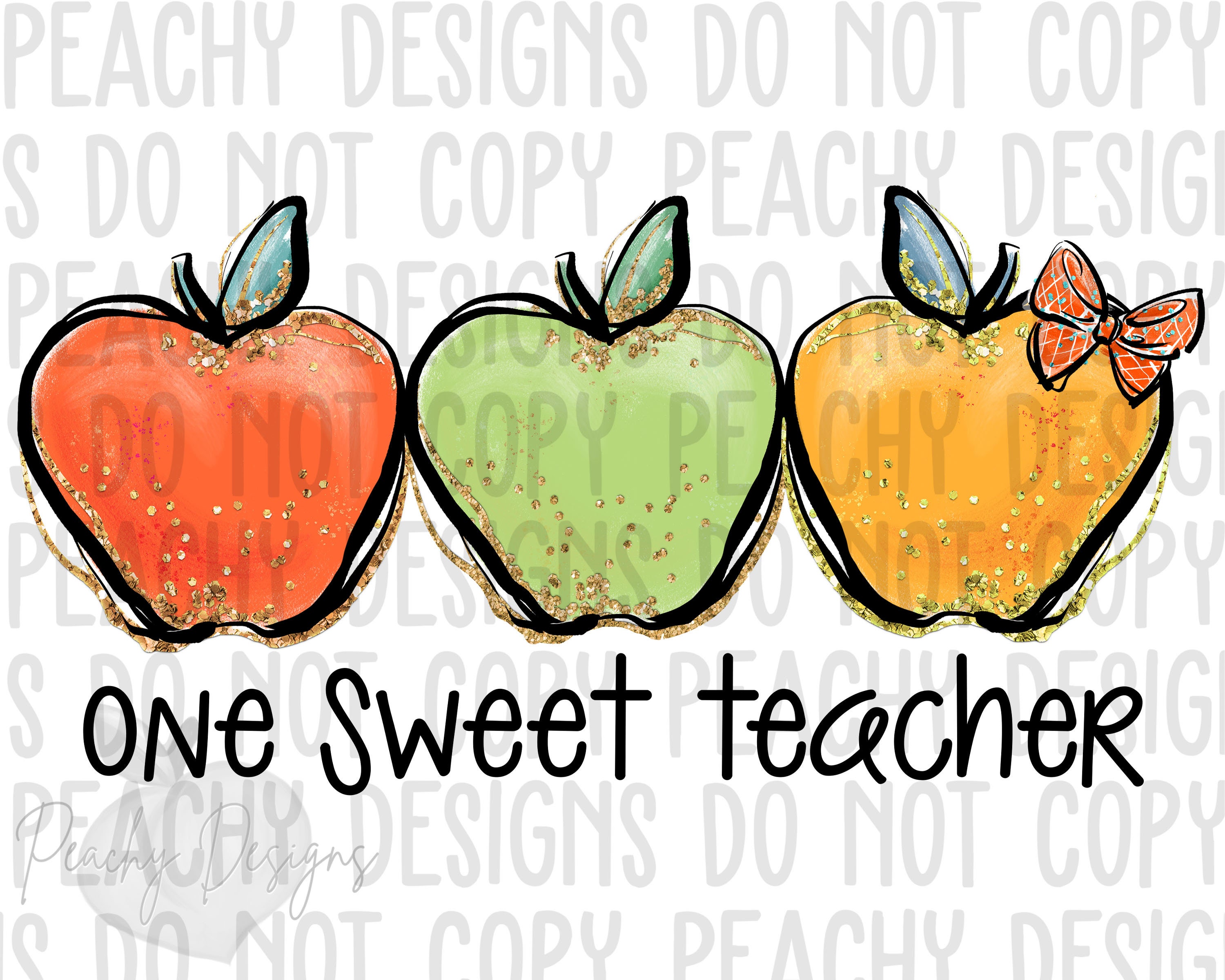 One Sweet Teacher PNG, Digital Download, Sublimation Designs ...