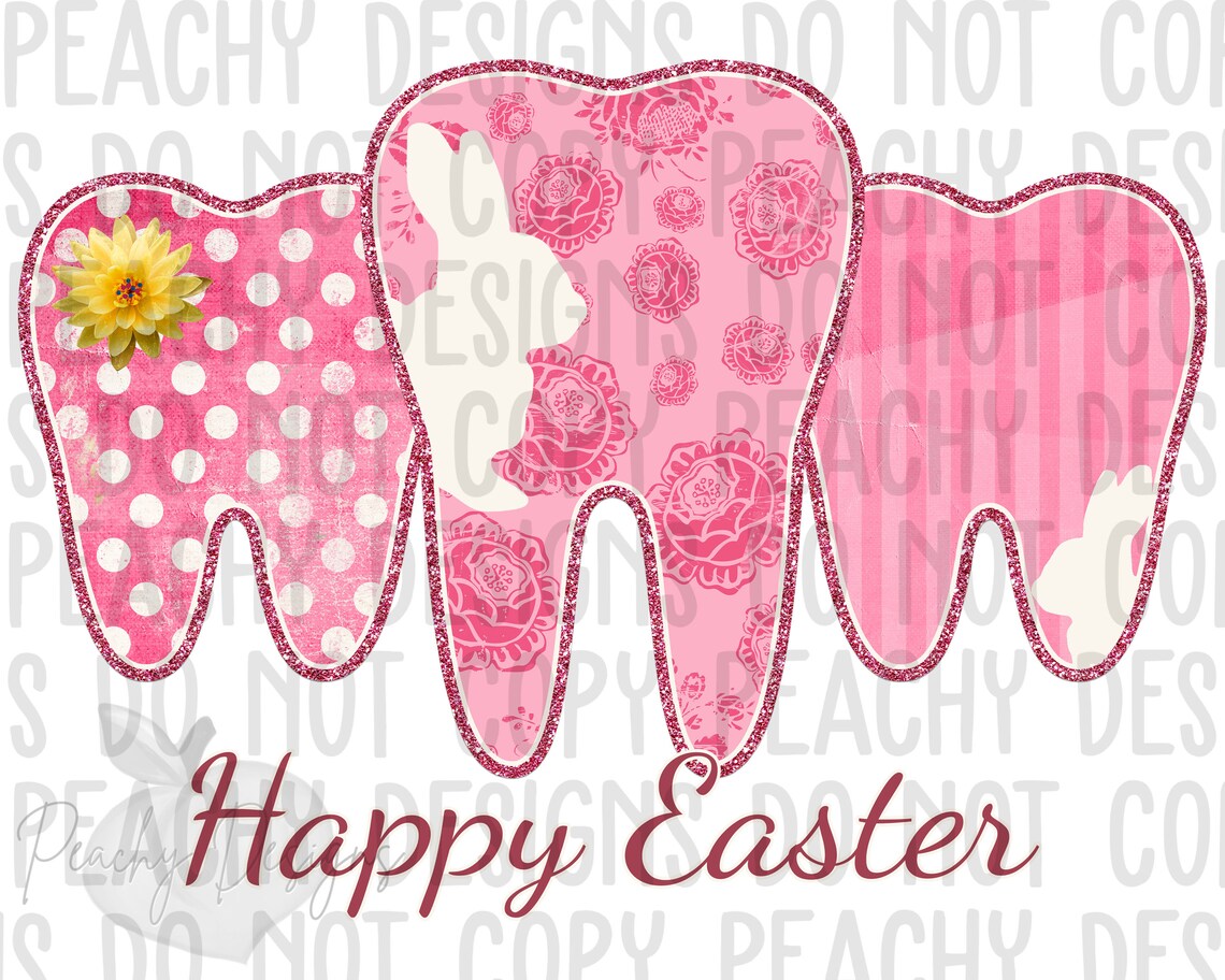 Dentist Easter Png, Easter Sublimation, Dental Png, Bunny, Dental ...