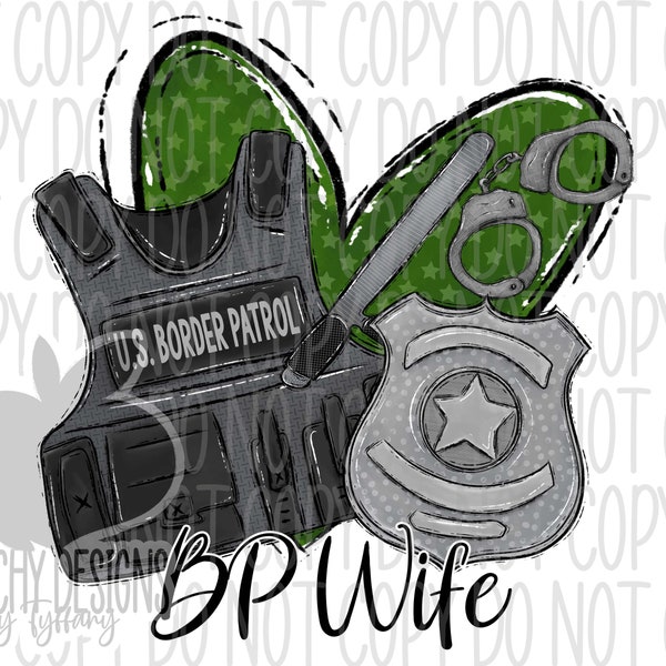 Sublimation Designs Border Patrol - Etsy
