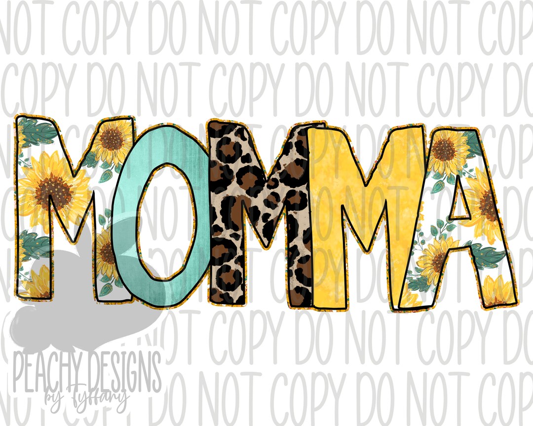 Sunflower Momma Png, Mothers Day Sublimation, Digital Download, Happy ...