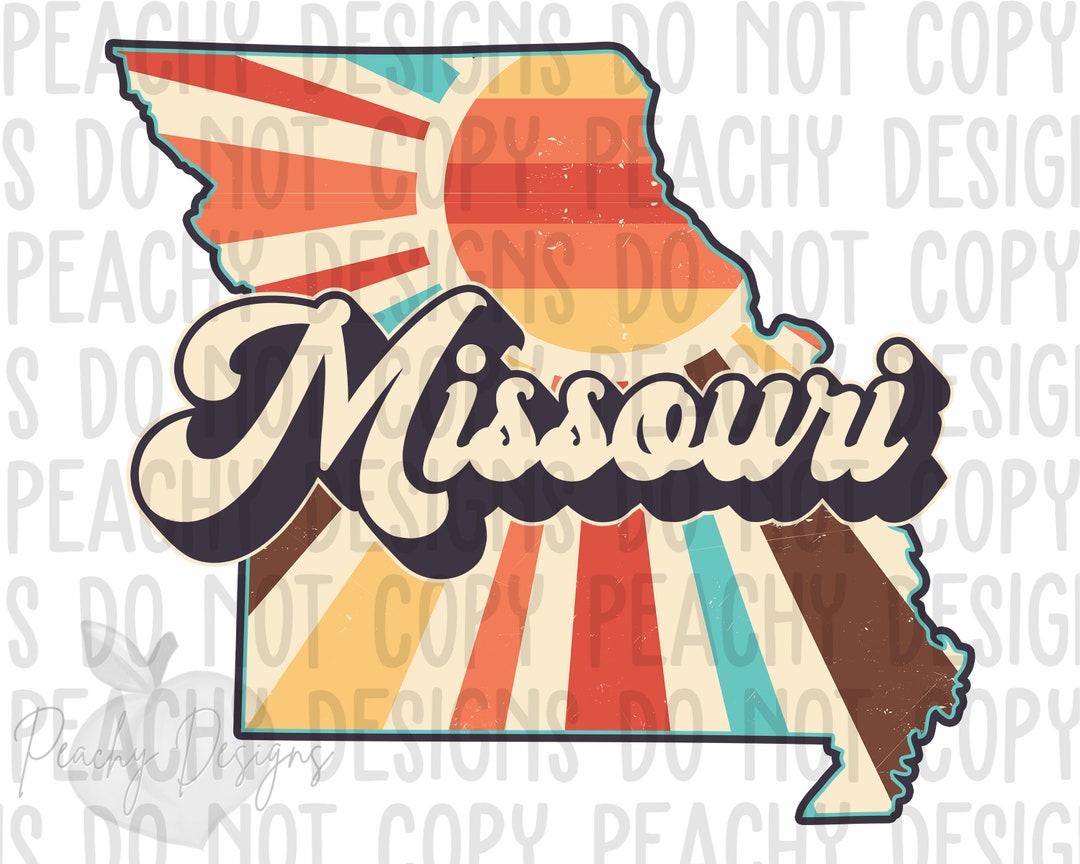 Retro Missouri Png, Missouri State Png, Missouri Clipart, Sublimation ...