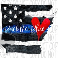Back the Blue - Etsy