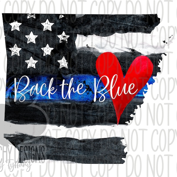 Back the Blue - Etsy