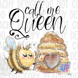 Call Me Queen PNG Sublimation Designs Sublimation - Etsy