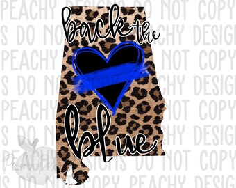 Alabama Blue Line - Etsy