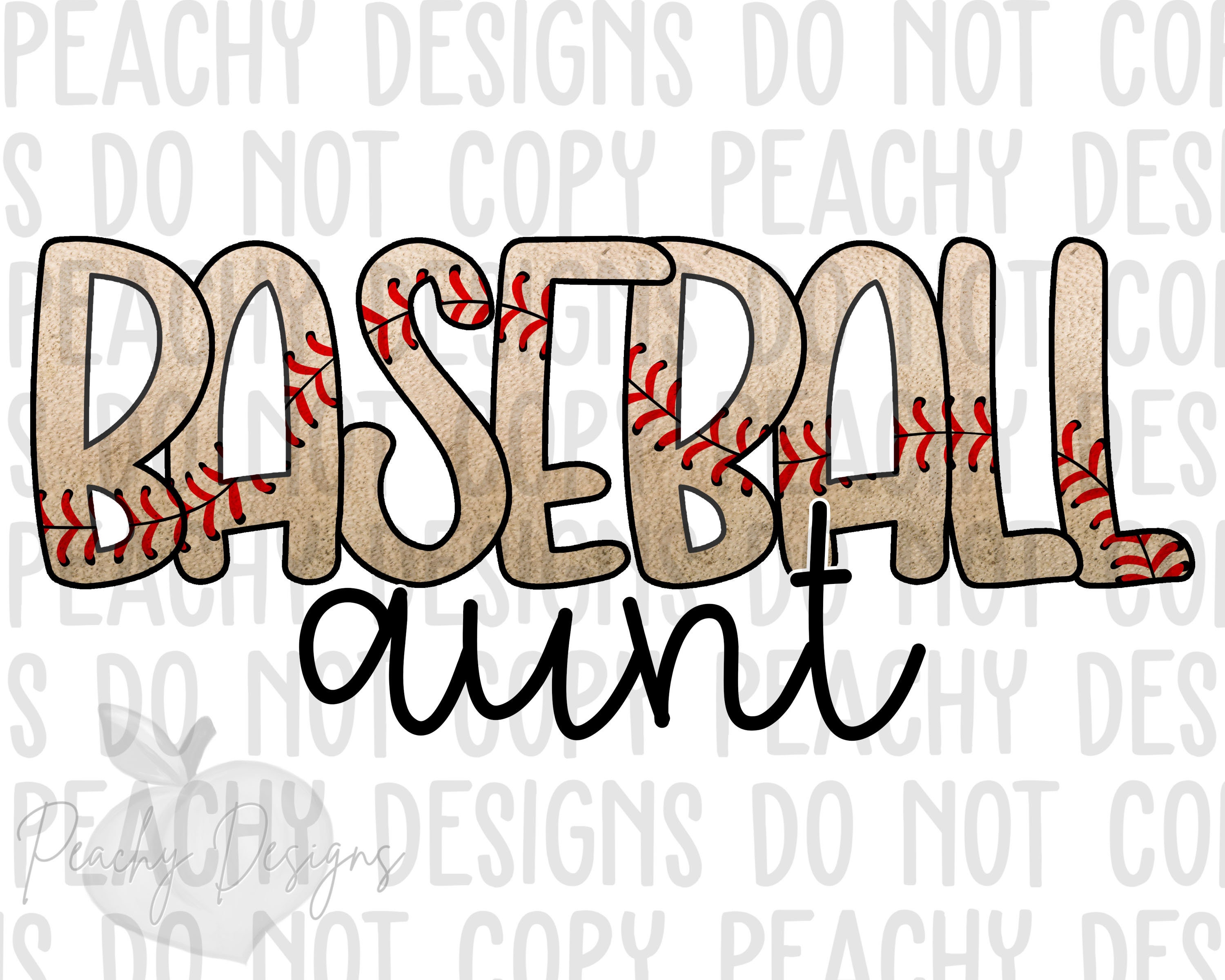 Baseball Aunt Png Baseball Clipart Baseball Png Baseball | Etsy