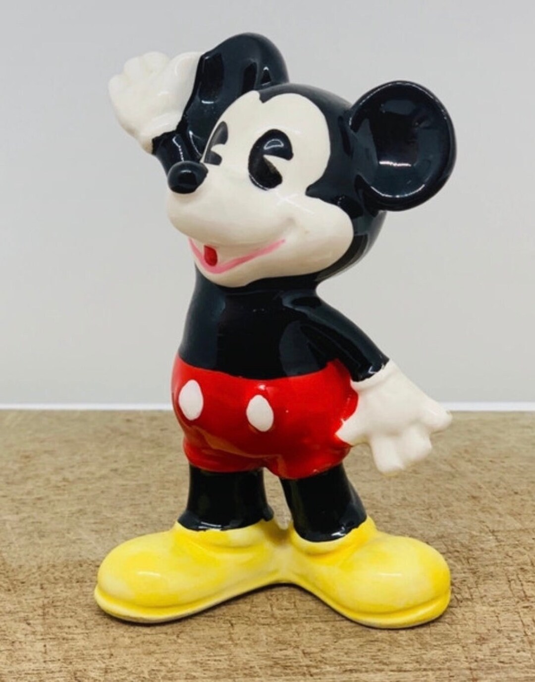 RARE Vintage Mickey Mouse Porcelain Figurine Ornament 1960-70s - Etsy