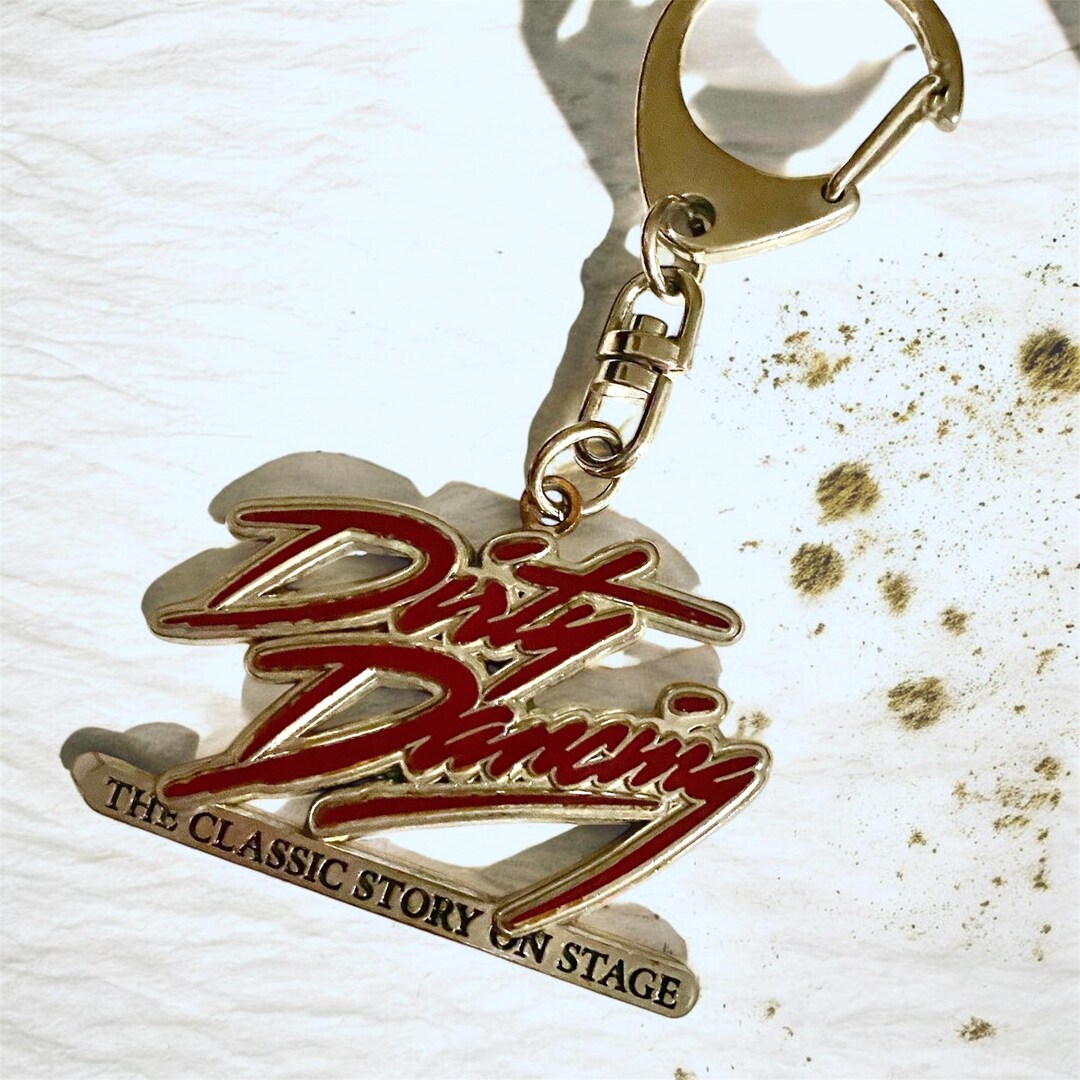 Vintage RARE Dirty Dancing Movie Keychain 1980s 80s Nostalgia Keyring ...