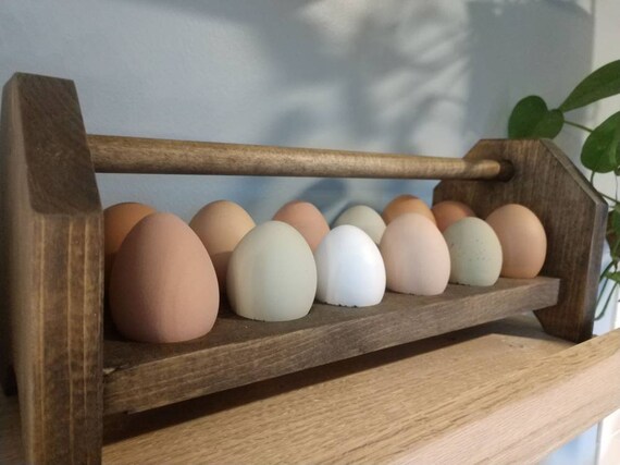Egg Tray Egg Holder Egg Display Chicken Decor Kicked - Etsy