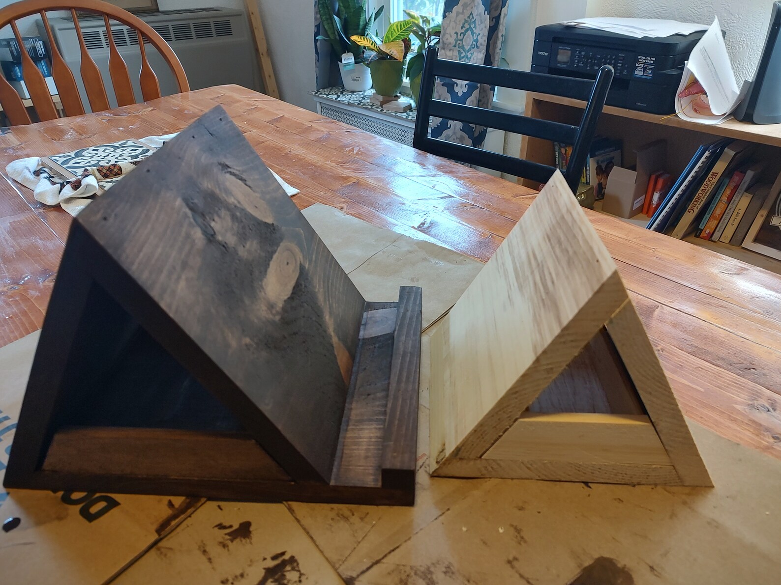 Triangle Book Holder, Recipe Book Holder, Tablet Holder, Night Stand ...
