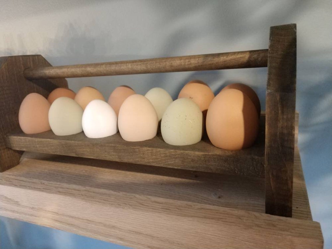 Egg Tray Egg Holder Egg Display Chicken Decor Kicked - Etsy