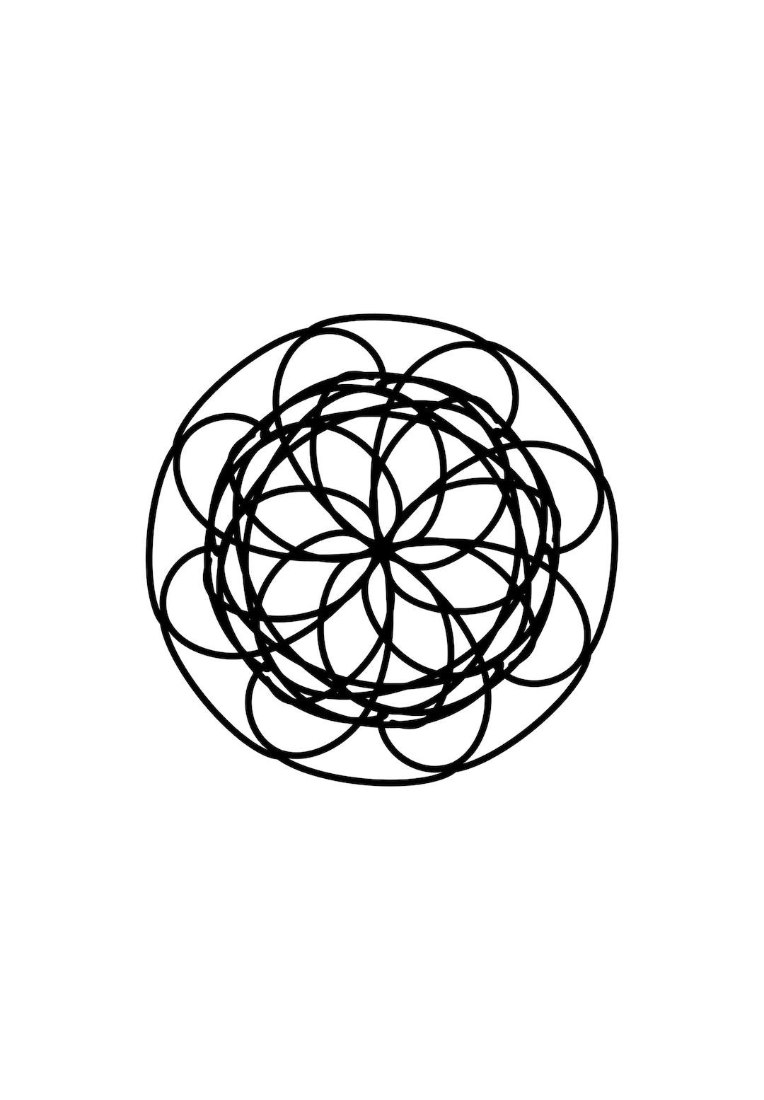 Symmetrical Spinning Top Template: Window Art Plugs (digital Download ...