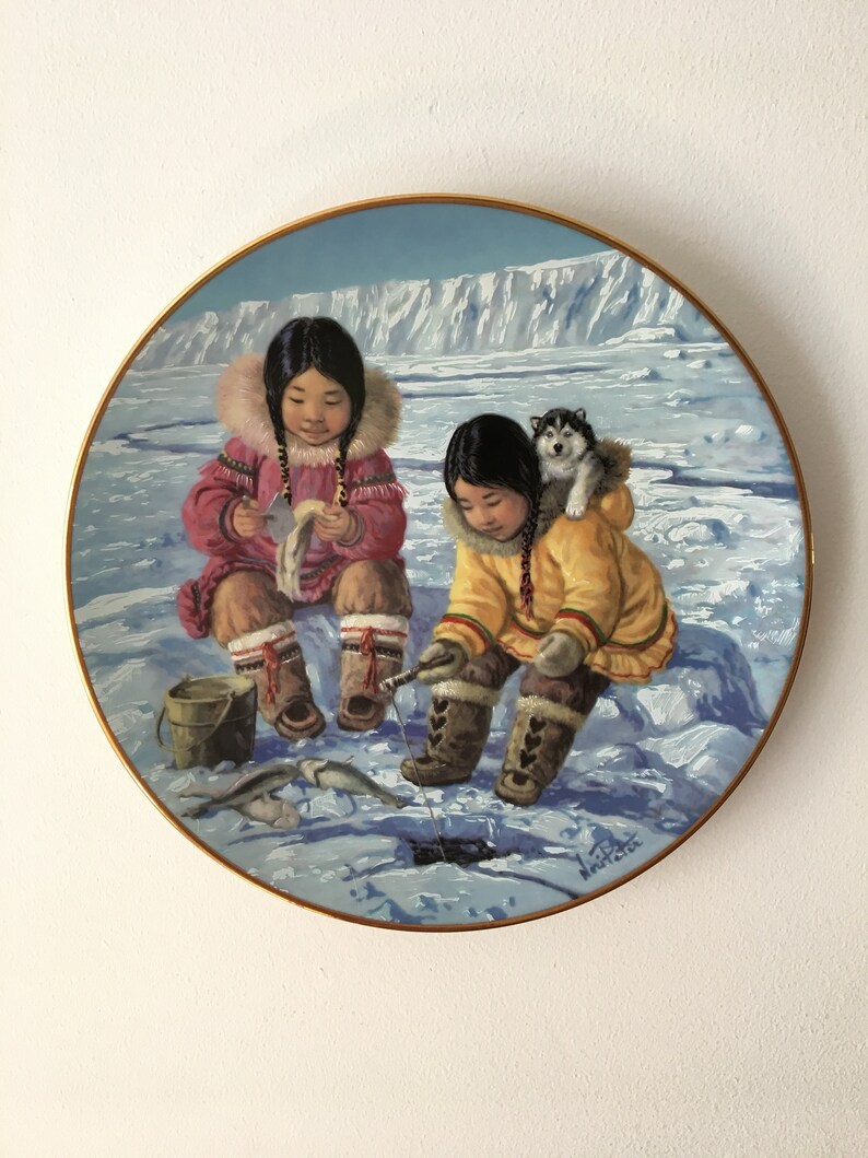 Nori Peter Vintage Collectible Plate, Arctic Spring Series, "patience ...