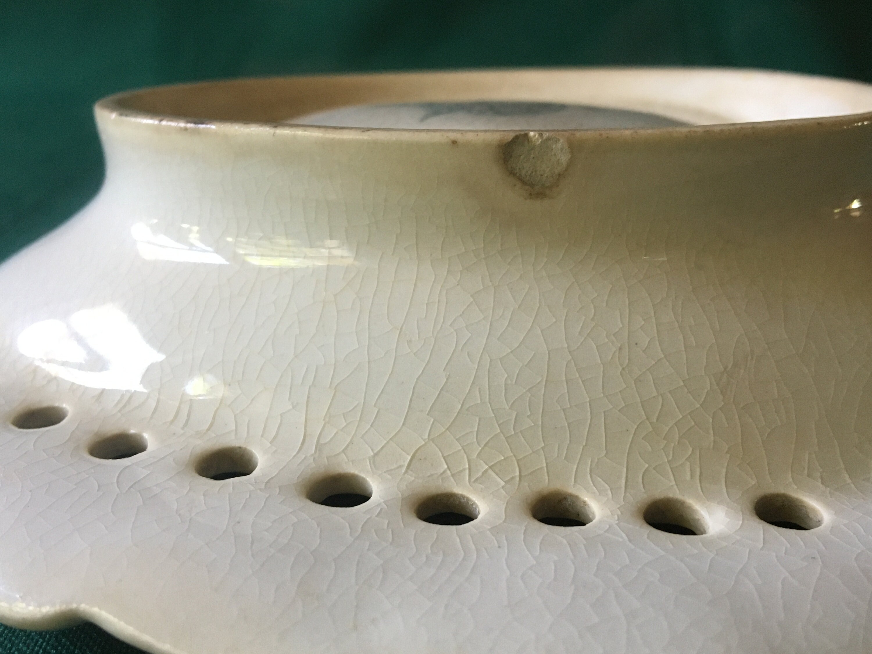 Laughlin Semi-vitreous China, Scalloped & Pierced, Trinket or Candy or ...