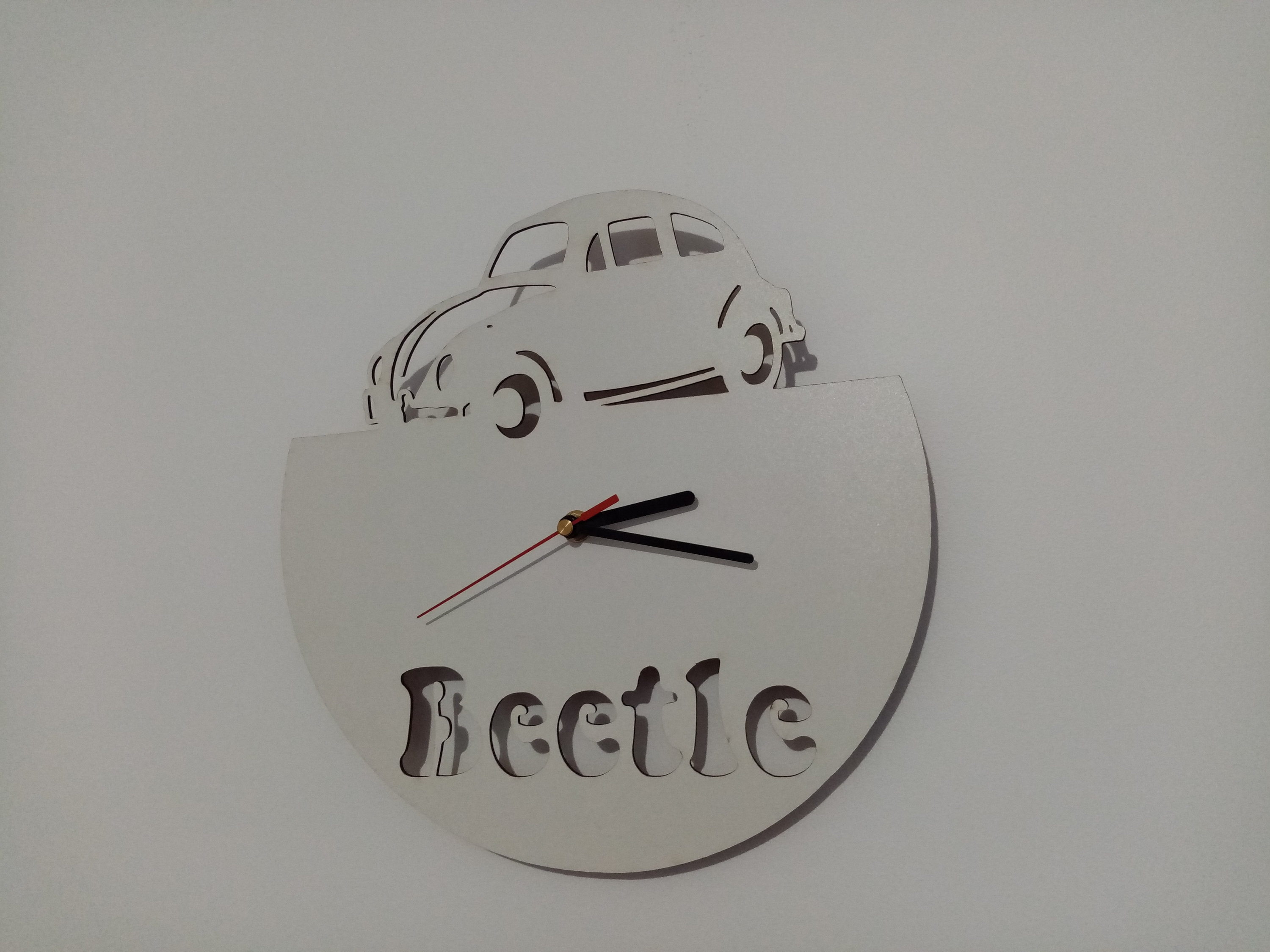 Wanduhr aus Holz MDF BEETLE VW Käfer - Etsy Österreich