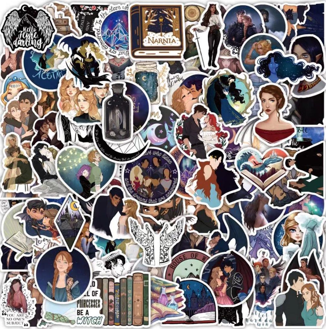 ACOTAR Stickers Sarah J. Maas Inspired Vinyl Decals for Books, Laptops ...