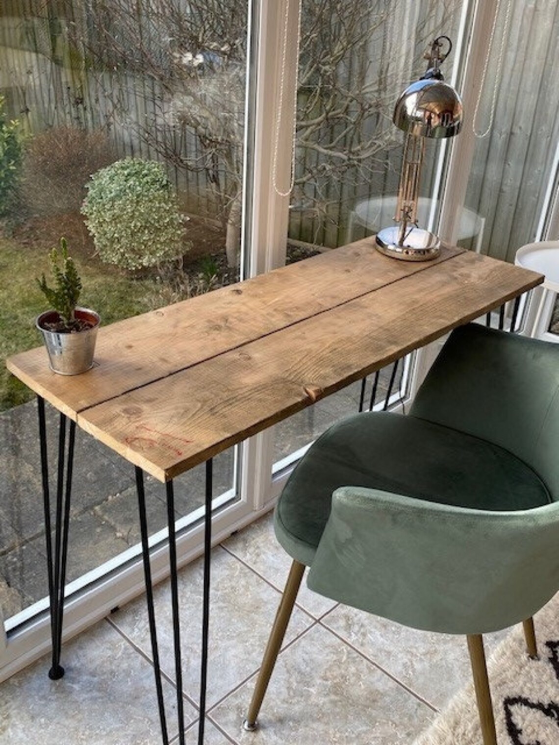 Computer Desk Home Office Desk Console Table | Etsy