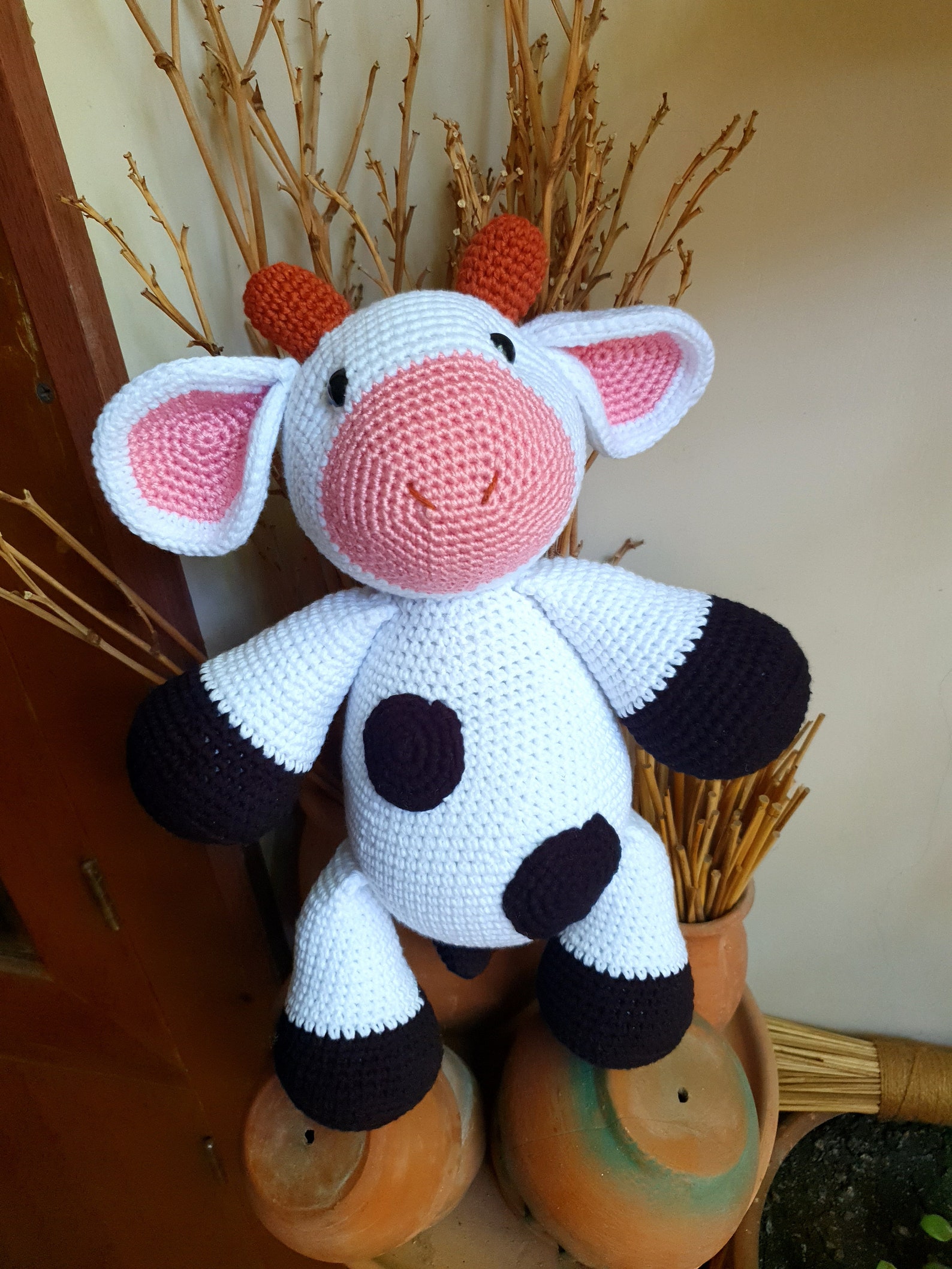 Cow Crochet Pattern PDF Easy Crochet Cow Amigurumi Pattern - Etsy