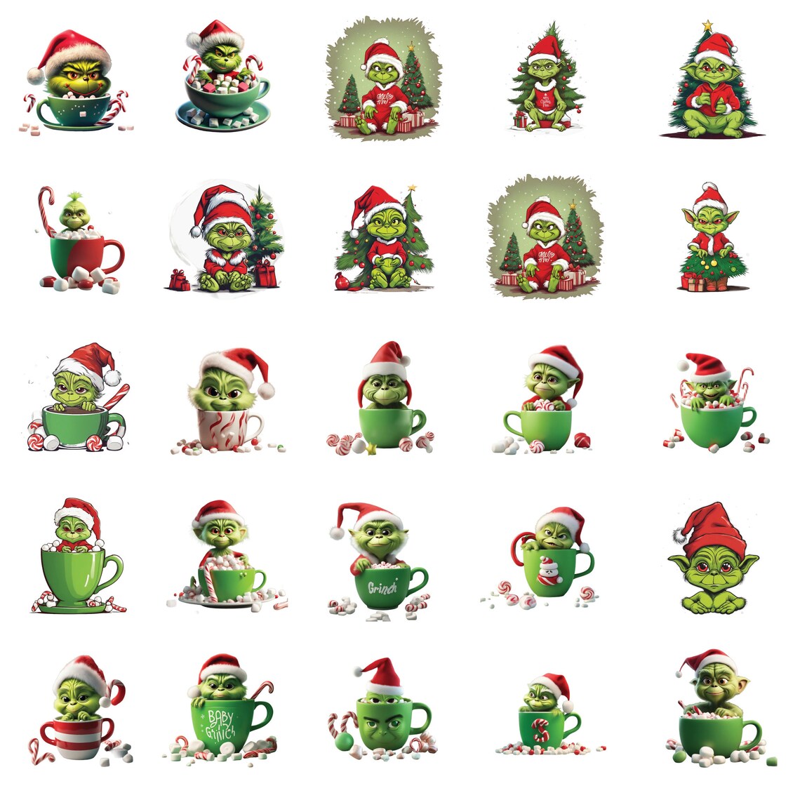 Grinch Bundle PNG Grinch Christmas PNG, Christmas PNG Grinchmas Svg ...