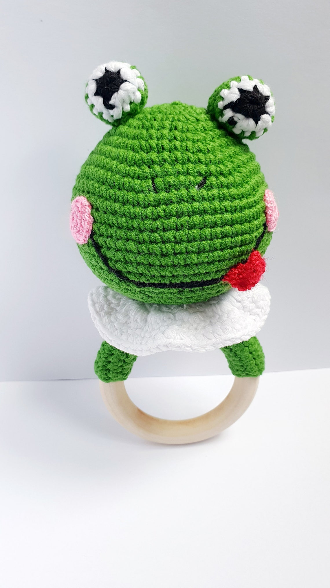Frog Amigurumi Baby Rattle PDF Pattern in English-step by Step-include ...