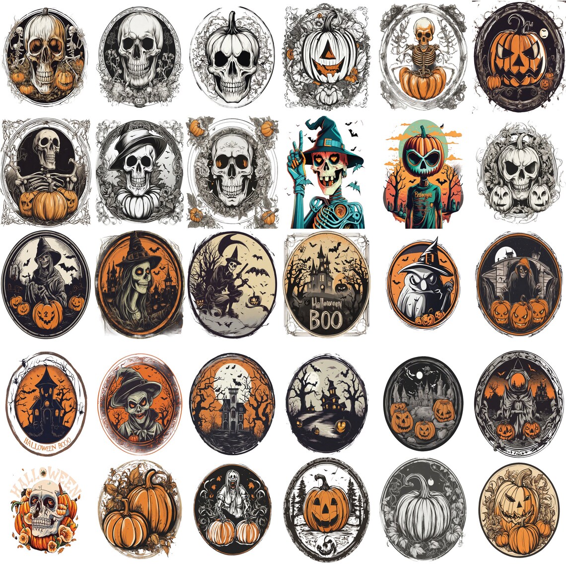 Halloween Bundle Halloween PNG Bundle Fall PNG Bundle - Etsy