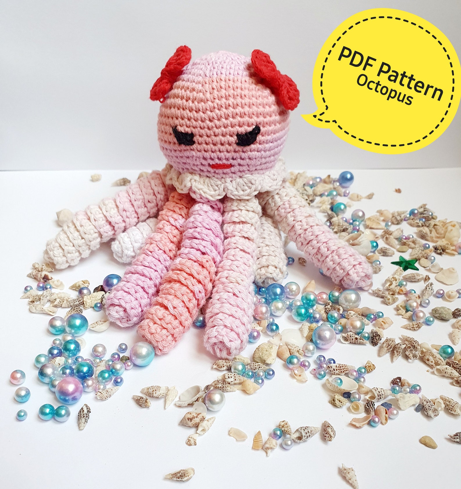 PDF Pattern Crochet Octopus Lovely Octopus Fun to Make - Etsy UK