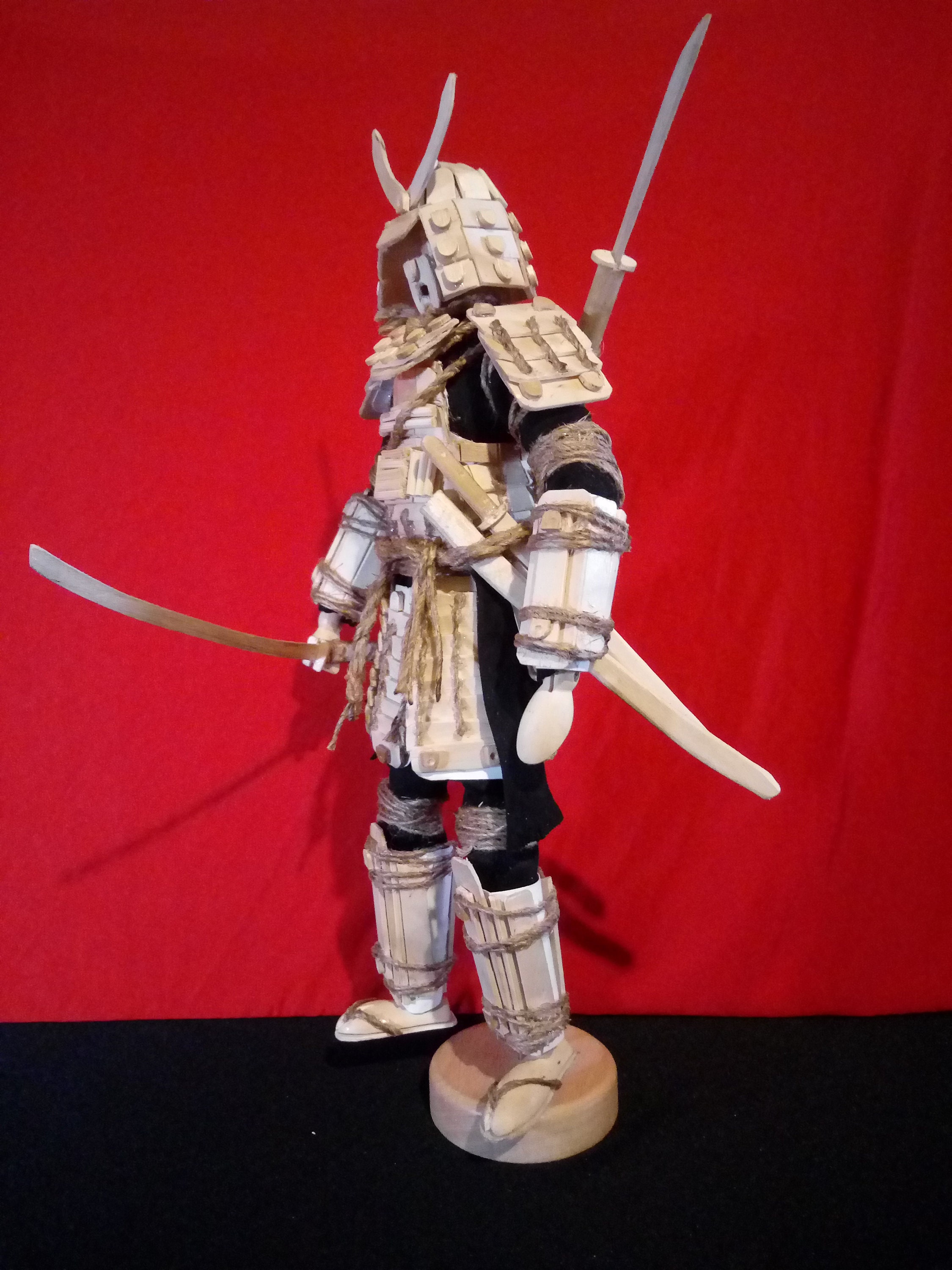 Samurai Eco-friendly Wooden Figure - Etsy