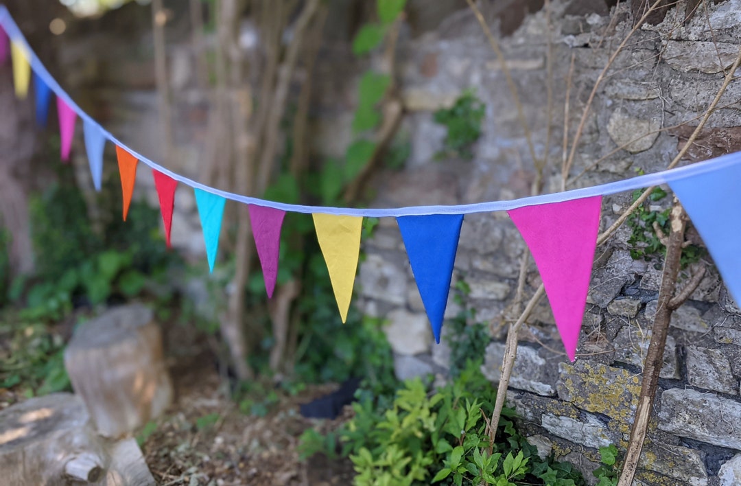 5 m de long de banderoles lumineuses et colorées faites à la main ...